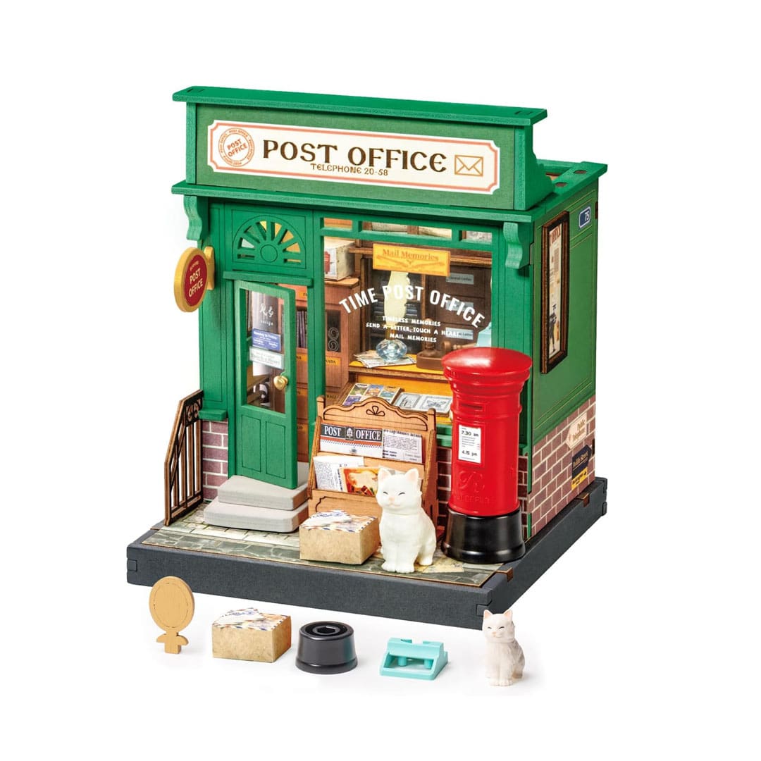 Century Post Office - Miniature Dollhouse Kit Series – kosblingstore